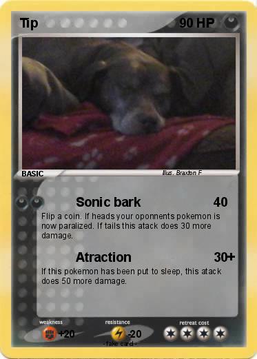Pokémon Tip 15 15 - Sonic bark - My Pokemon Card
