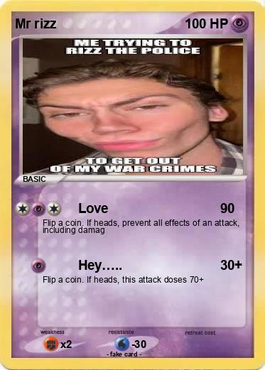 Pokémon Mr rizz - Love - My Pokemon Card