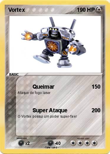 Pokémon Vortex 107 107 - Queimar - My Pokemon Card