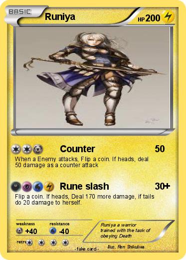 Pokémon Runiya - Counter - My Pokemon Card