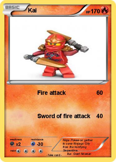 Pokémon Kai 968 968 - Fire attack - My Pokemon Card