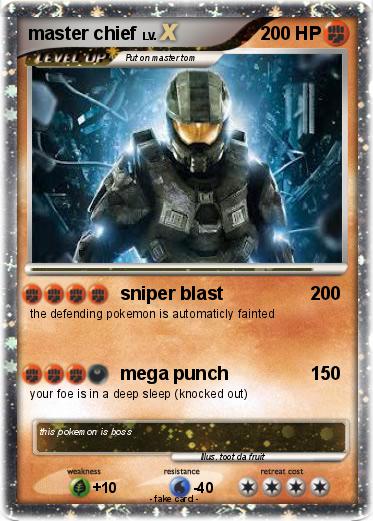 Pokémon master chief 1322 1322 - sniper blast - My Pokemon Card