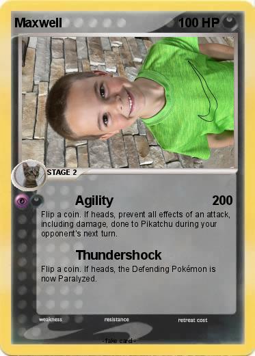 Pokémon Maxwell 215 215 - Agility - My Pokemon Card