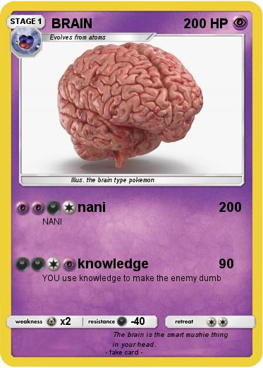 Pokémon BRAIN 181 181 - nani - My Pokemon Card
