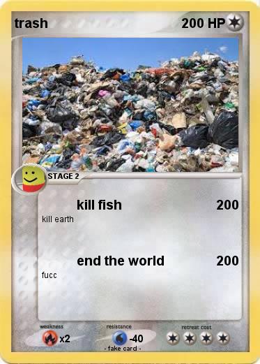 Pokémon trash 168 168 - kill fish - My Pokemon Card