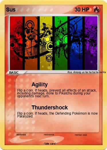 Pokémon Sus 357 357 - Agility - My Pokemon Card