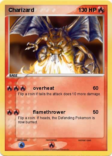 Pokémon Charizard 420 420 - overheat - My Pokemon Card