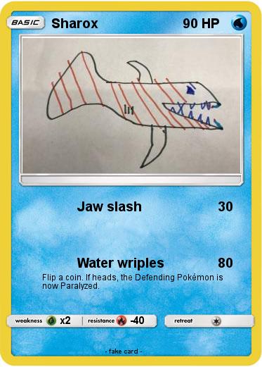 Pokémon Sharox - Jaw slash - My Pokemon Card