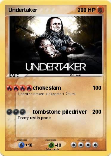Pokémon Undertaker 897 897 - chokeslam - My Pokemon Card