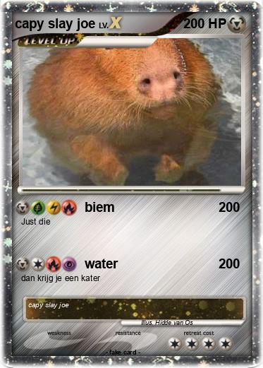 Pokémon capy slay joe - biem - My Pokemon Card