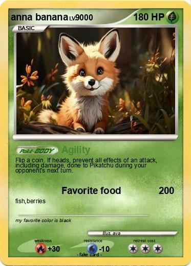 Pokémon anna banana 4 4 - Agility - My Pokemon Card
