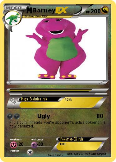 Pokémon Barney 772 772 - Ugly - My Pokemon Card