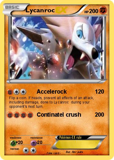 Pokémon Lycanroc 224 224 - Accelerock - My Pokemon Card