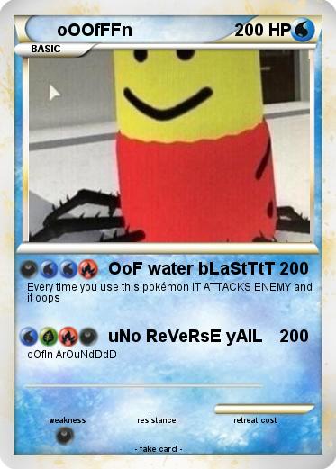 Pokémon oOOfFFn - OoF water bLaStTtT - My Pokemon Card