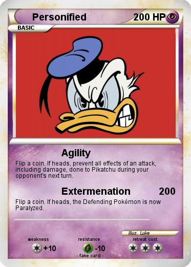 Pokémon Personified - Agility - My Pokemon Card