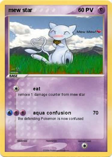 Pokémon mew star 2 2 - eat - Ma carte Pokémon