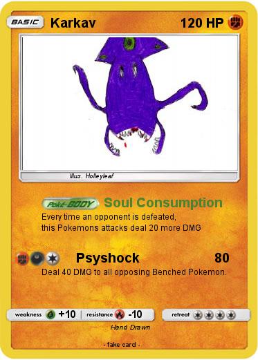 Pokémon Karkav - Soul Consumption - My Pokemon Card