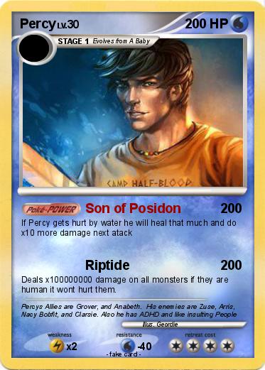Pokémon Percy 618 618 - Son of Posidon - My Pokemon Card