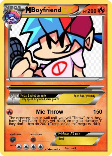 Pokémon Boyfriend 166 166 - Mic Throw - My Pokemon Card