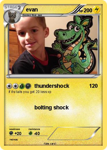 Pokémon evan 481 481 - thundershock - My Pokemon Card