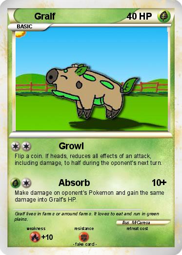 Pokémon Gralf - Growl - My Pokemon Card