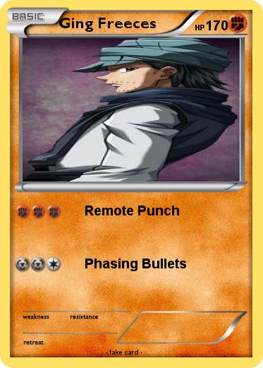 Pokémon Ging Freeces - Remote Punch - My Pokemon Card