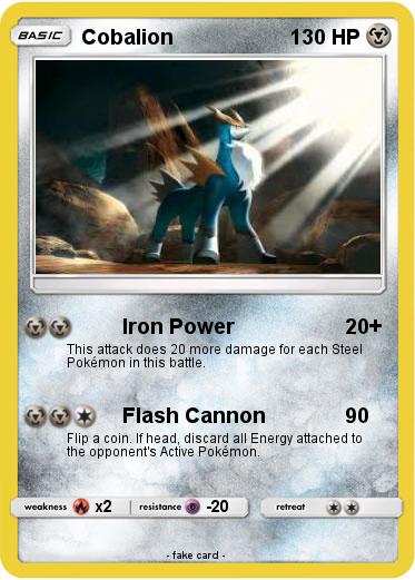Pokémon Cobalion 369 369 - Iron Power - My Pokemon Card