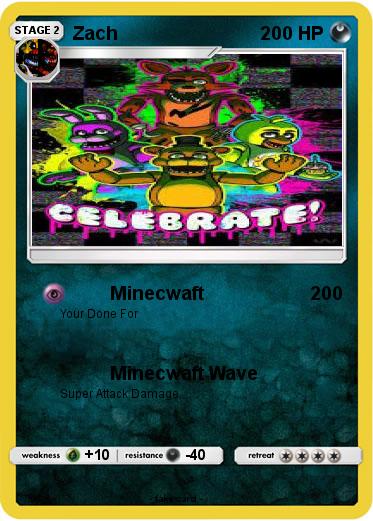 Pokémon Zach 412 412 - Minecwaft - My Pokemon Card