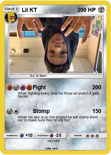 Pokémon Lil KT - Fight - My Pokemon Card