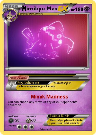 Pokémon imikyu Max - Mimik Madness - My Pokemon Card