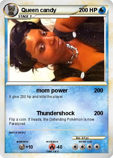 Pokémon Queen candy 2 2 - mom power - My Pokemon Card