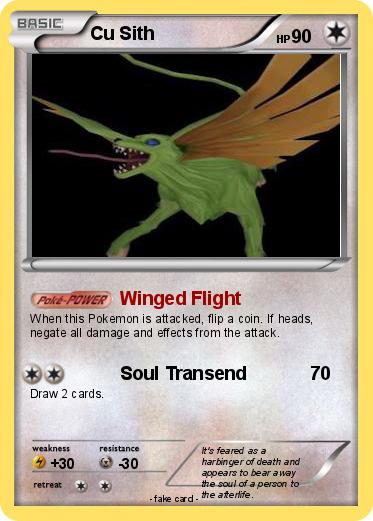 Pokémon Cu Sith - Winged Flight - My Pokemon Card