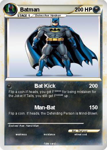 Pokémon Batman 1145 1145 - Bat Kick - My Pokemon Card