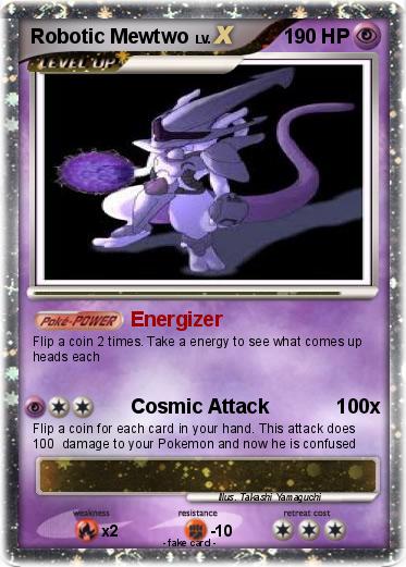 Pokémon Robotic Mewtwo - Energizer - My Pokemon Card