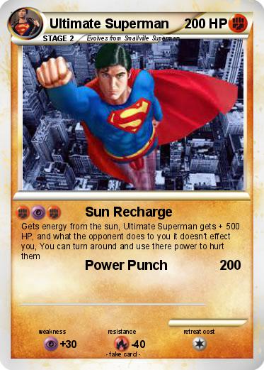 Pokémon Ultimate Superman 1 1 - Sun Recharge - My Pokemon Card