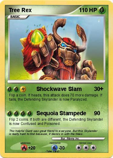 Pokémon Tree Rex 287 287 - Shockwave Slam - My Pokemon Card