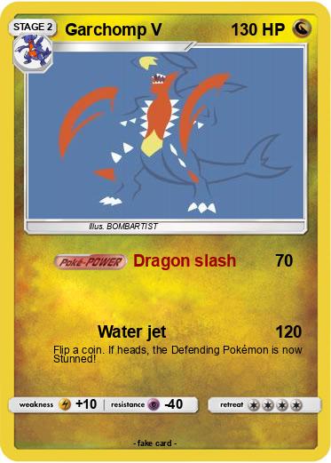 Pokémon Garchomp V - Dragon slash - My Pokemon Card