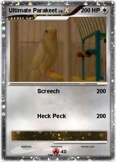 Pokémon Ultimate Parakeet - Screech - My Pokemon Card