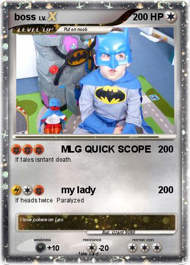 Pokémon boss 923 923 - MLG QUICK SCOPE - My Pokemon Card