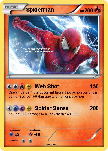 Pokémon Spiderman 759 759 - Web Shot - My Pokemon Card