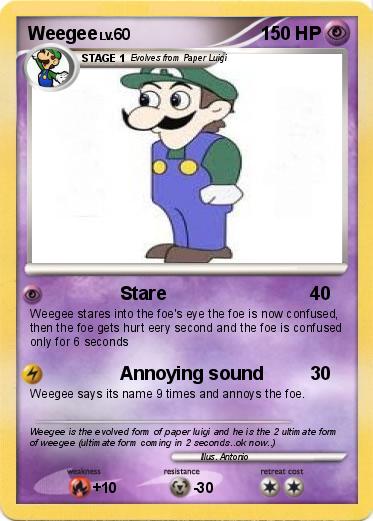 Pokémon Weegee 131 131 - Stare - My Pokemon Card