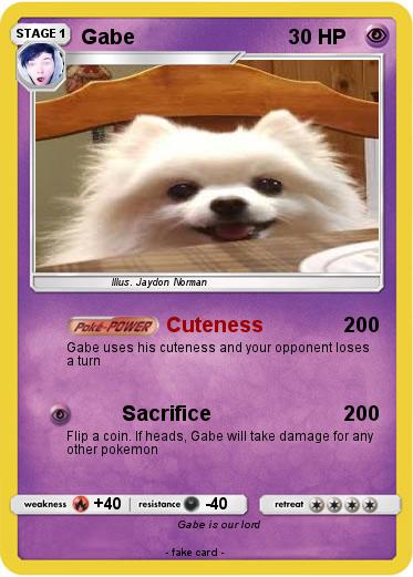 Pokémon Gabe 415 415 - Cuteness - My Pokemon Card