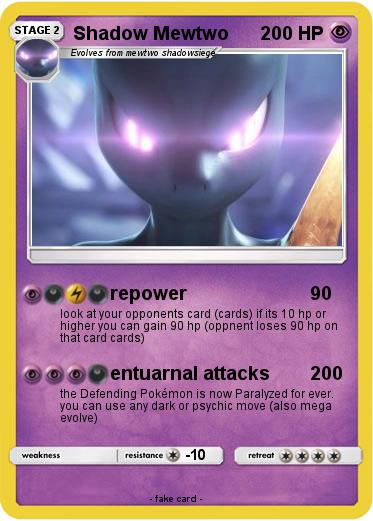 Pokémon Shadow Mewtwo 267 267 - repower - My Pokemon Card