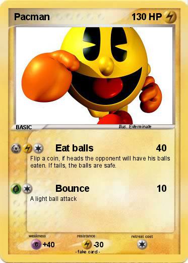 Pokémon Pacman 390 390 - Eat balls - My Pokemon Card