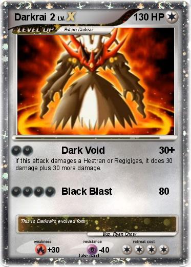 Pokémon Darkrai 2 7 7 - Dark Void - My Pokemon Card