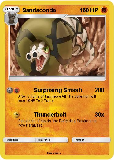 Pokémon Sandaconda 3 3 - Surprising Smash - My Pokemon Card
