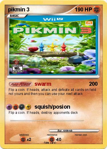 Pokémon pikmin 3 1 1 - swarm - My Pokemon Card