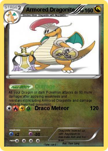 Pokémon Armored Dragonite 2 2 - Outrage - My Pokemon Card