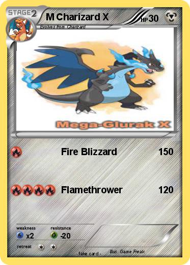 Pokémon M Charizard X 108 108 - Fire Blizzard - My Pokemon Card