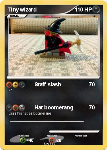 Pokémon Tiny wizard - Staff slash - My Pokemon Card